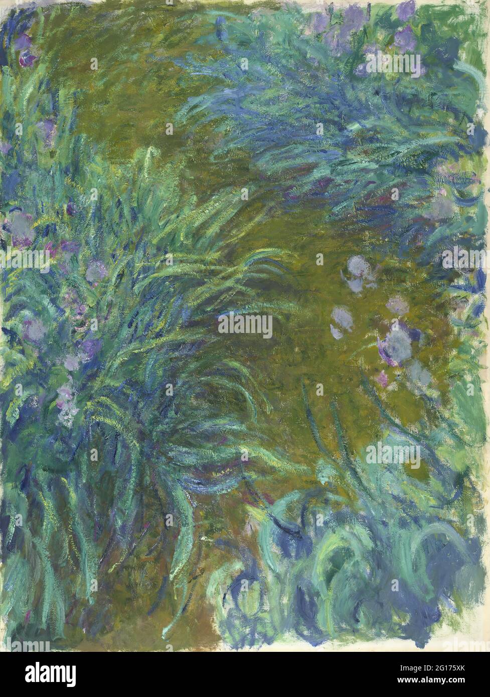 Claude Monet - Irises Stock Photo - Alamy