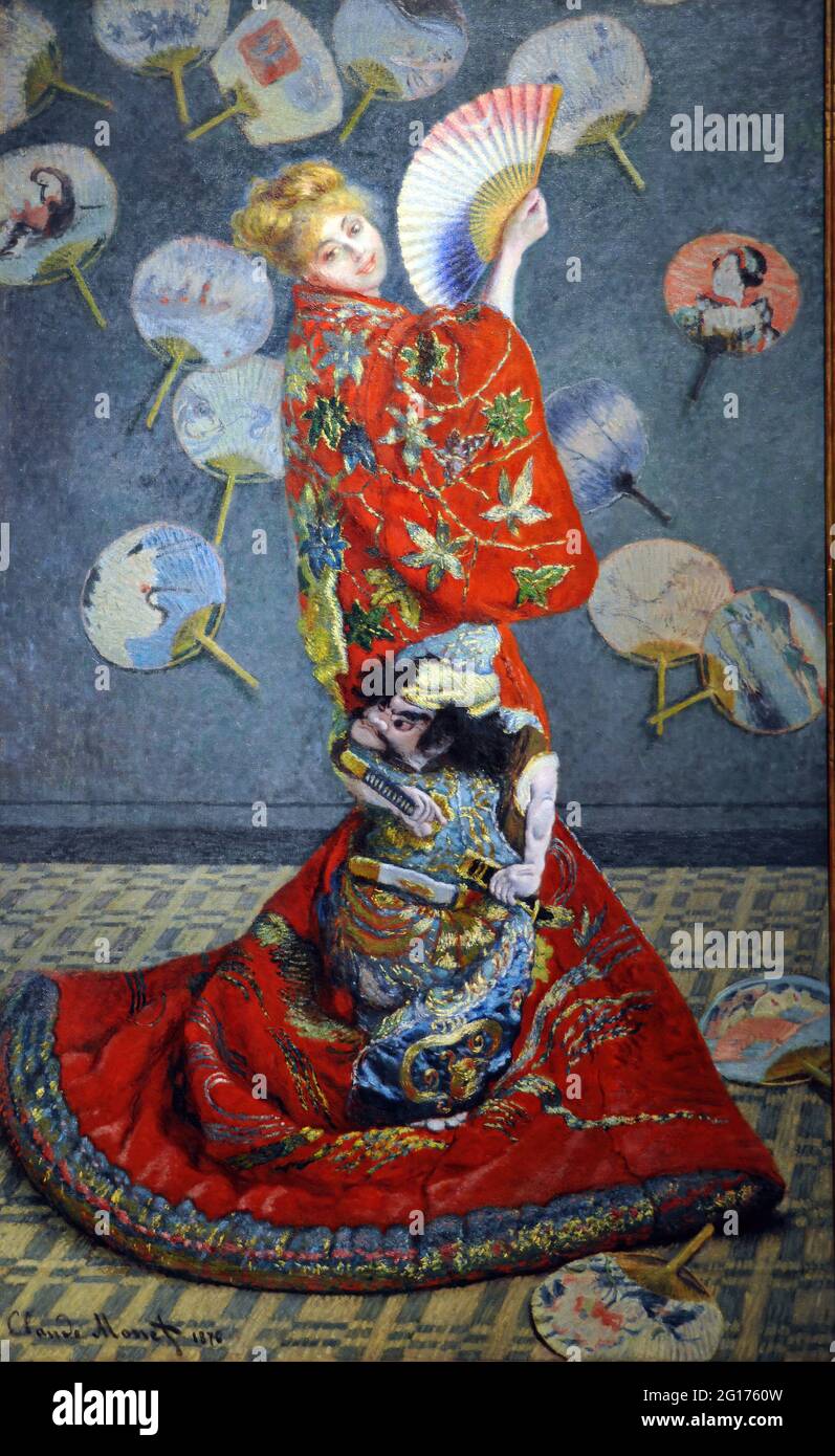 Claude Monet - Japanese 1875 Stock Photo - Alamy