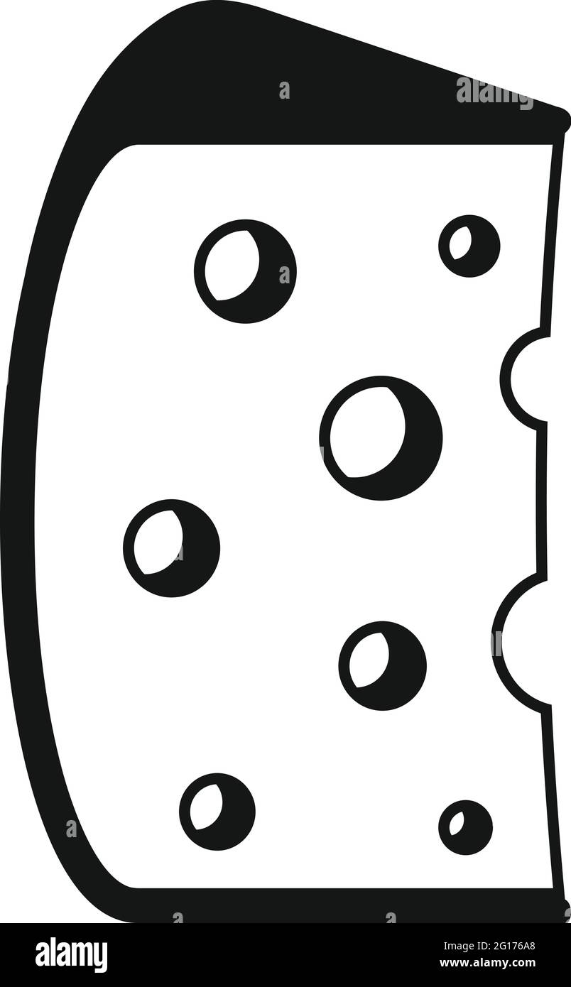 Cheese cheddar icon, simple style Stock Vector Image & Art - Alamy