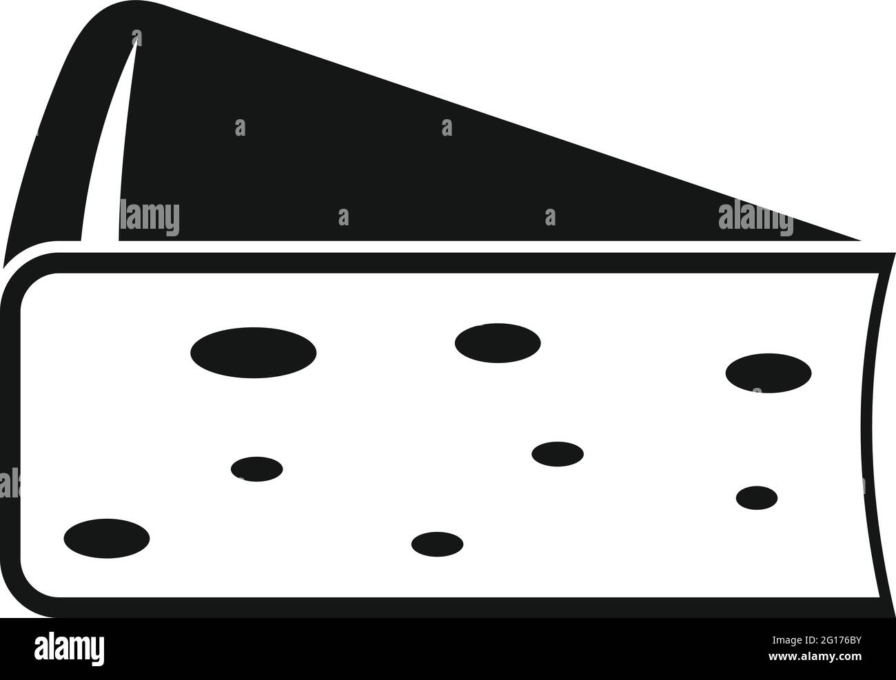 Cheese parmesan icon, simple style Stock Vector Image & Art - Alamy