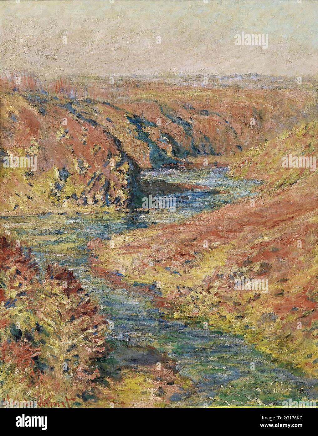 Claude Monet - La Valle De La Creuse Fresselines Stock Photo - Alamy