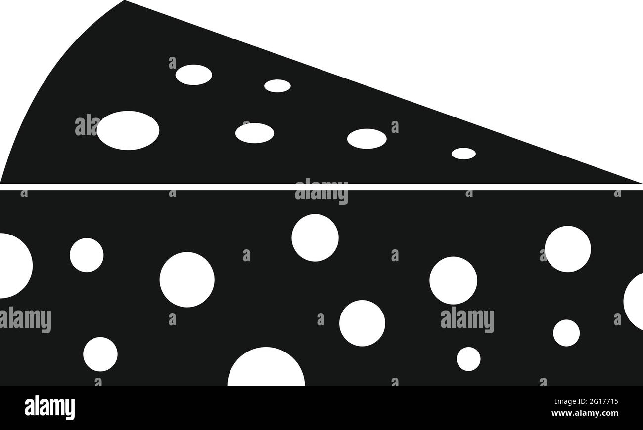 Cheese dairy icon, simple style Stock Vector Image & Art - Alamy