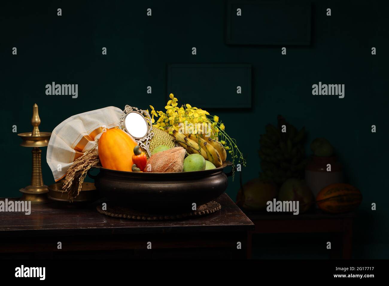 Kerala festival,rituals of Vishu festival -Vishukkani or Vishu sight, a ...