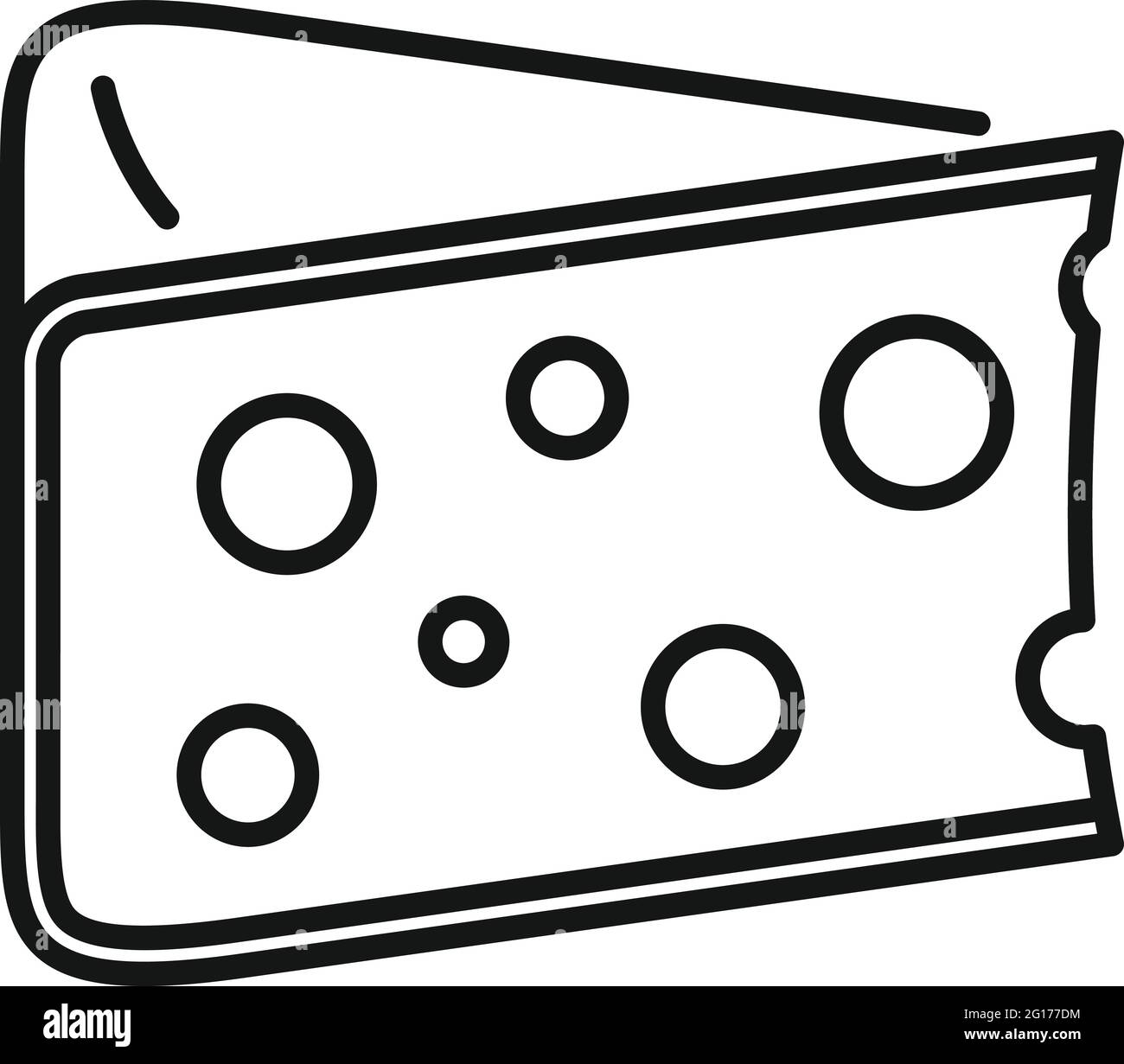 Cheese kind icon, outline style Stock Vector Image & Art - Alamy