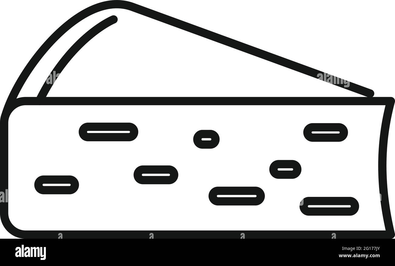 Cheese soft icon, outline style Stock Vector Image & Art - Alamy