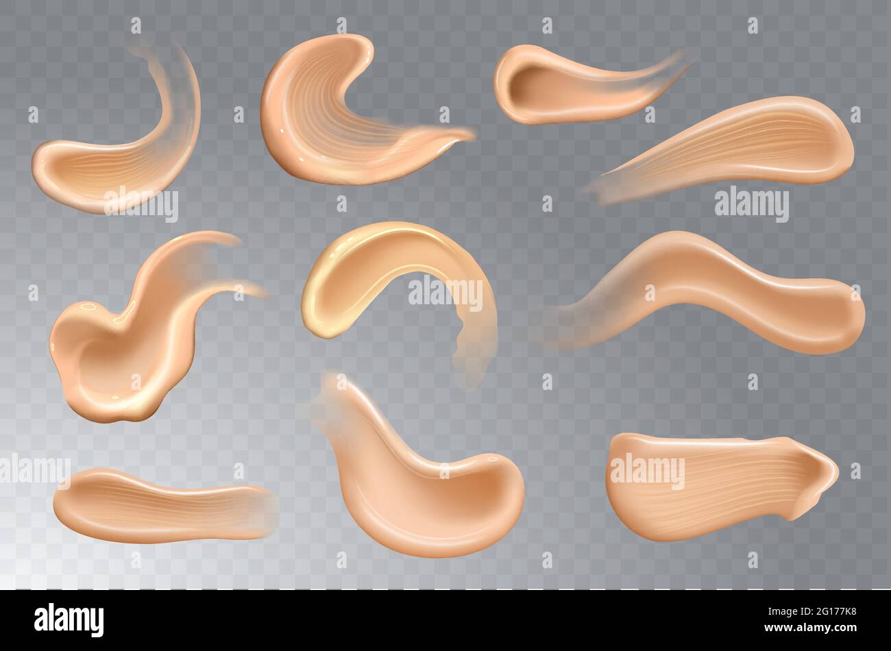 Lotion smear Stock Vector Images - Alamy