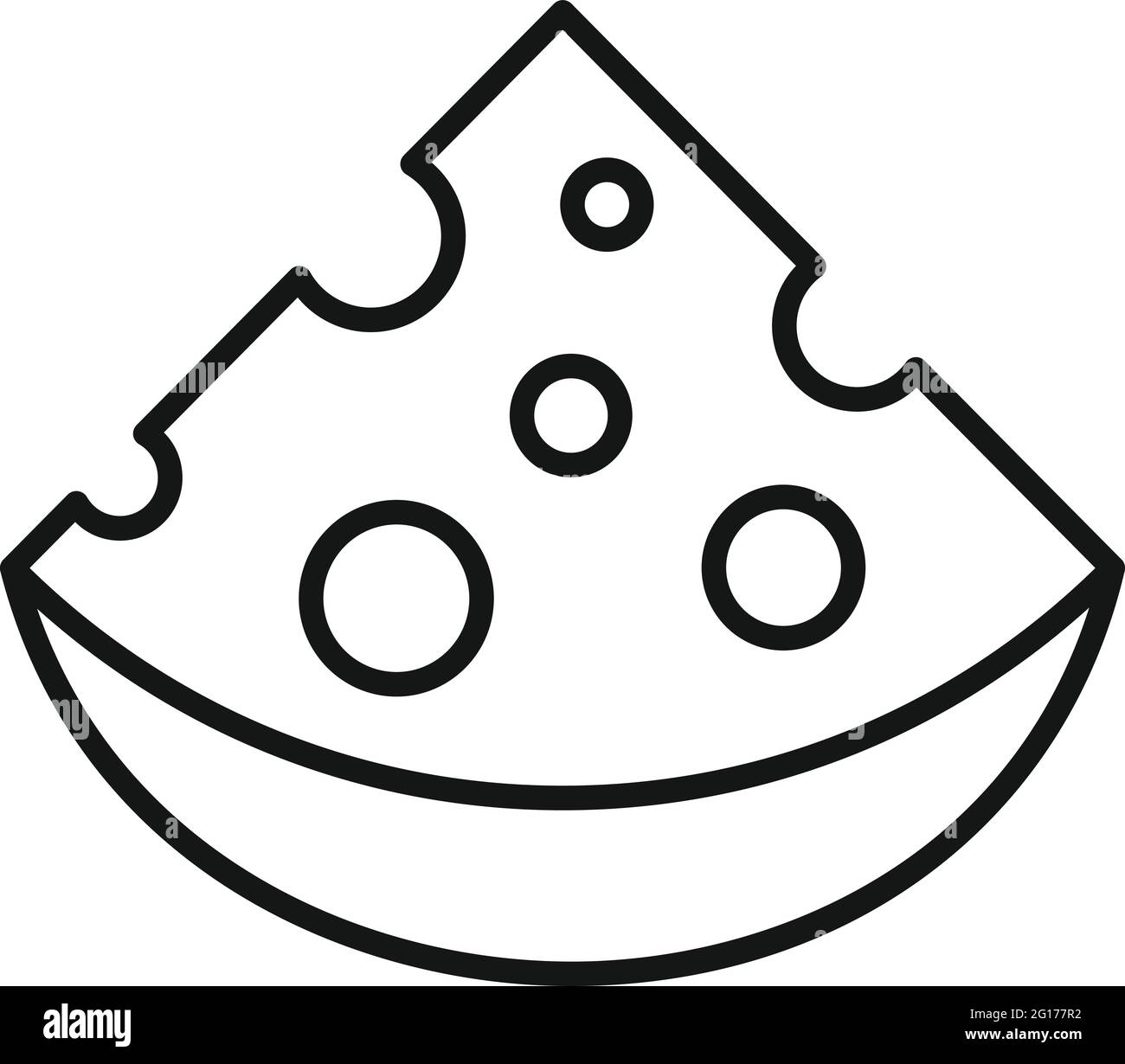 Cheese feta icon, outline style Stock Vector Image & Art - Alamy