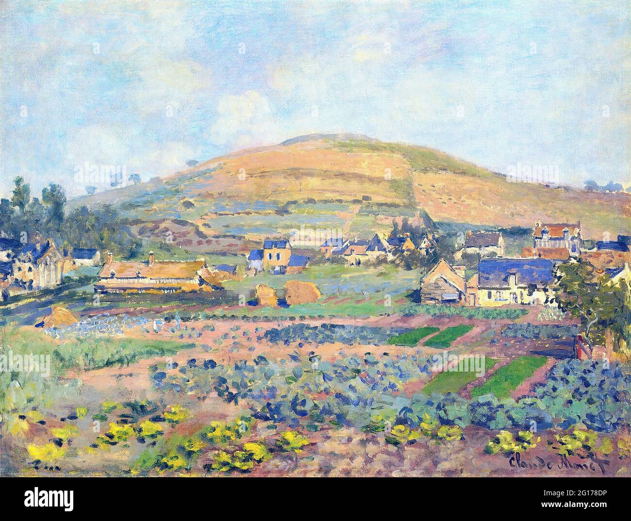 Claude monet painting spring hi-res stock photography and images - Alamy