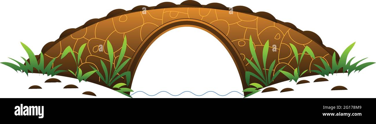 Stone bridge icon, cartoon style Stock Vector Image & Art - Alamy