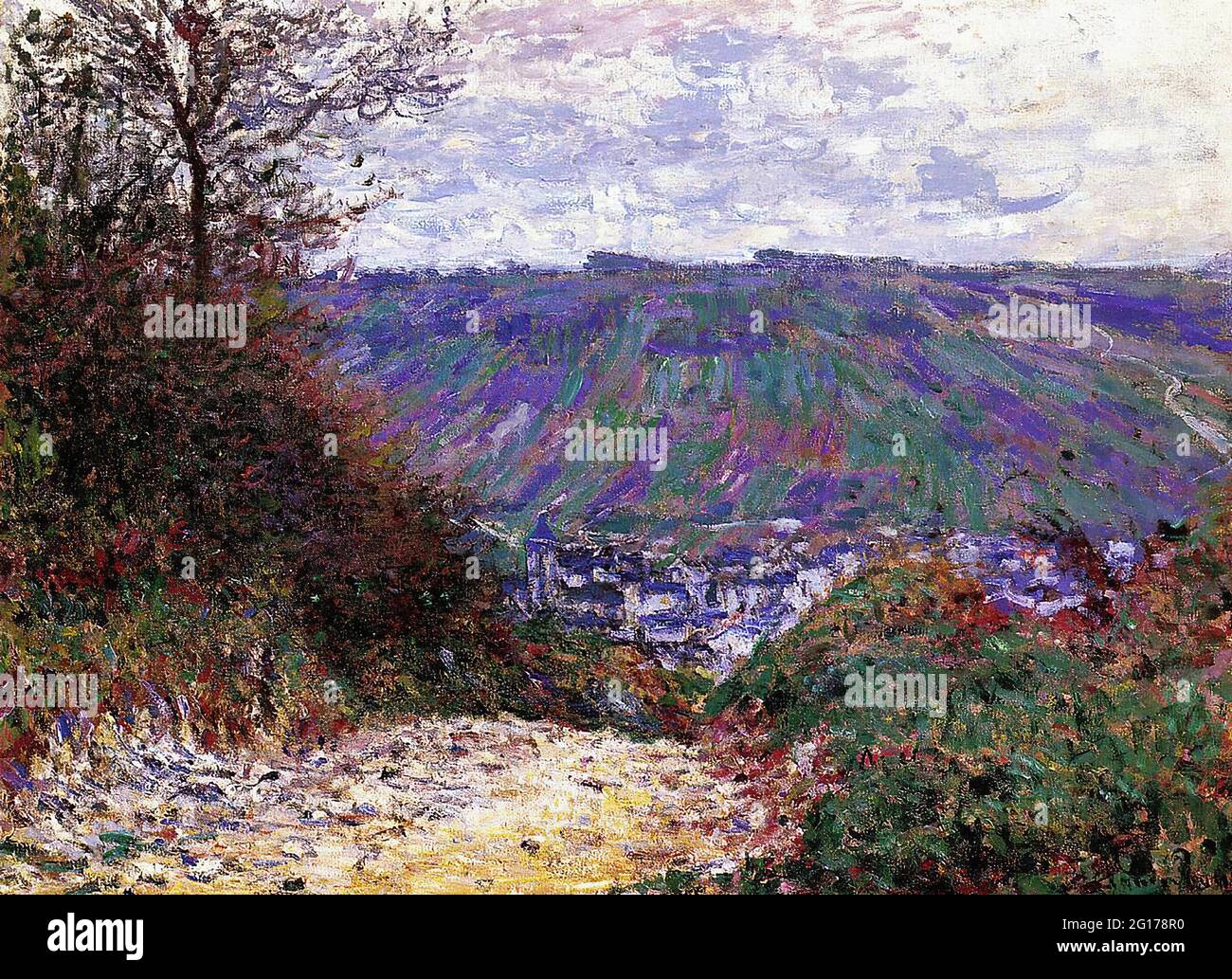 Claude Monet - Path Giverny 1885 Stock Photo - Alamy