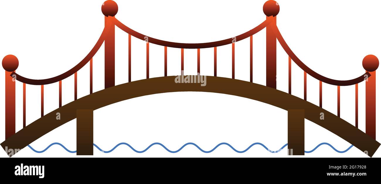 Architecture bridge icon, cartoon style Stock Vector Image & Art - Alamy