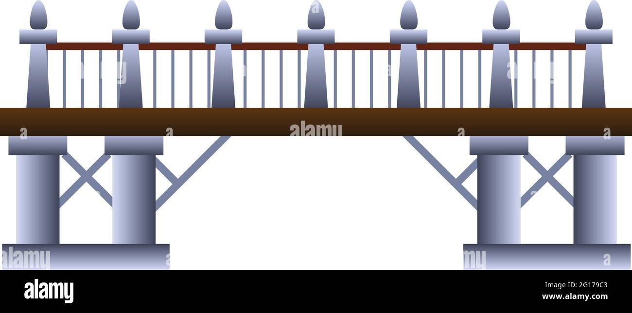 Modern bridge icon, cartoon style Stock Vector Image & Art - Alamy