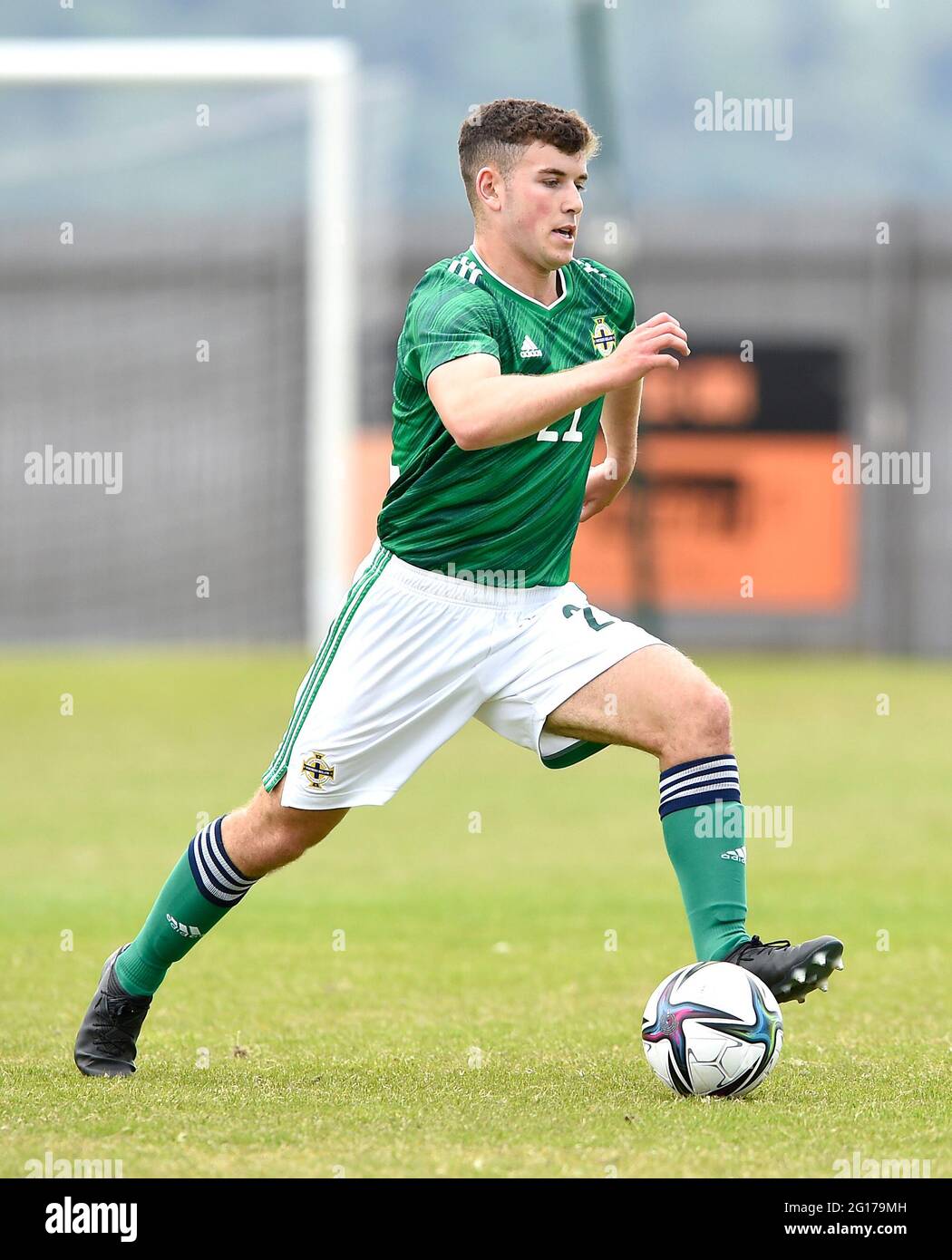 Northern Ireland's Dylan Boyle in action during the International ...