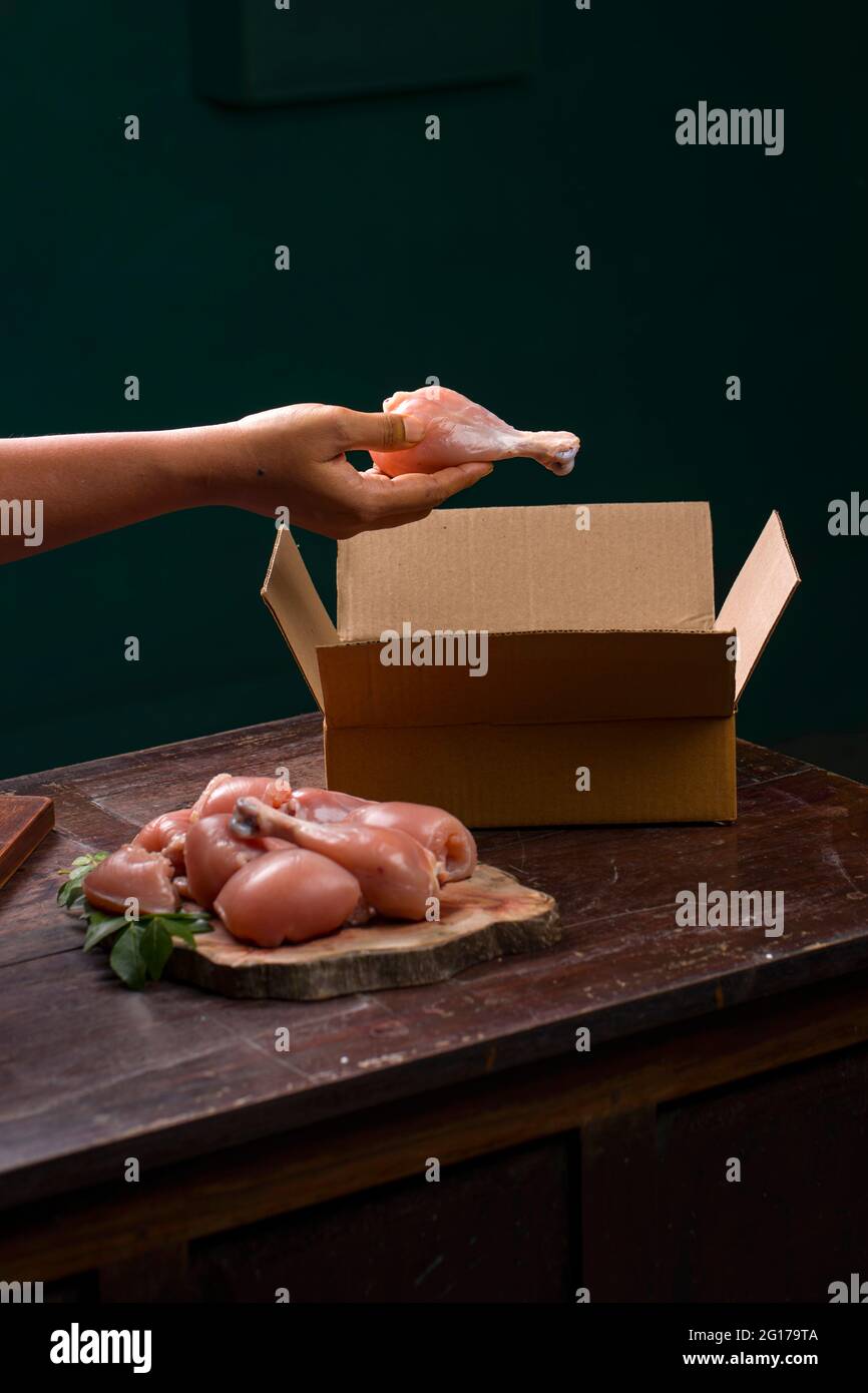 Food packaging cubes hi-res stock photography and images - Alamy