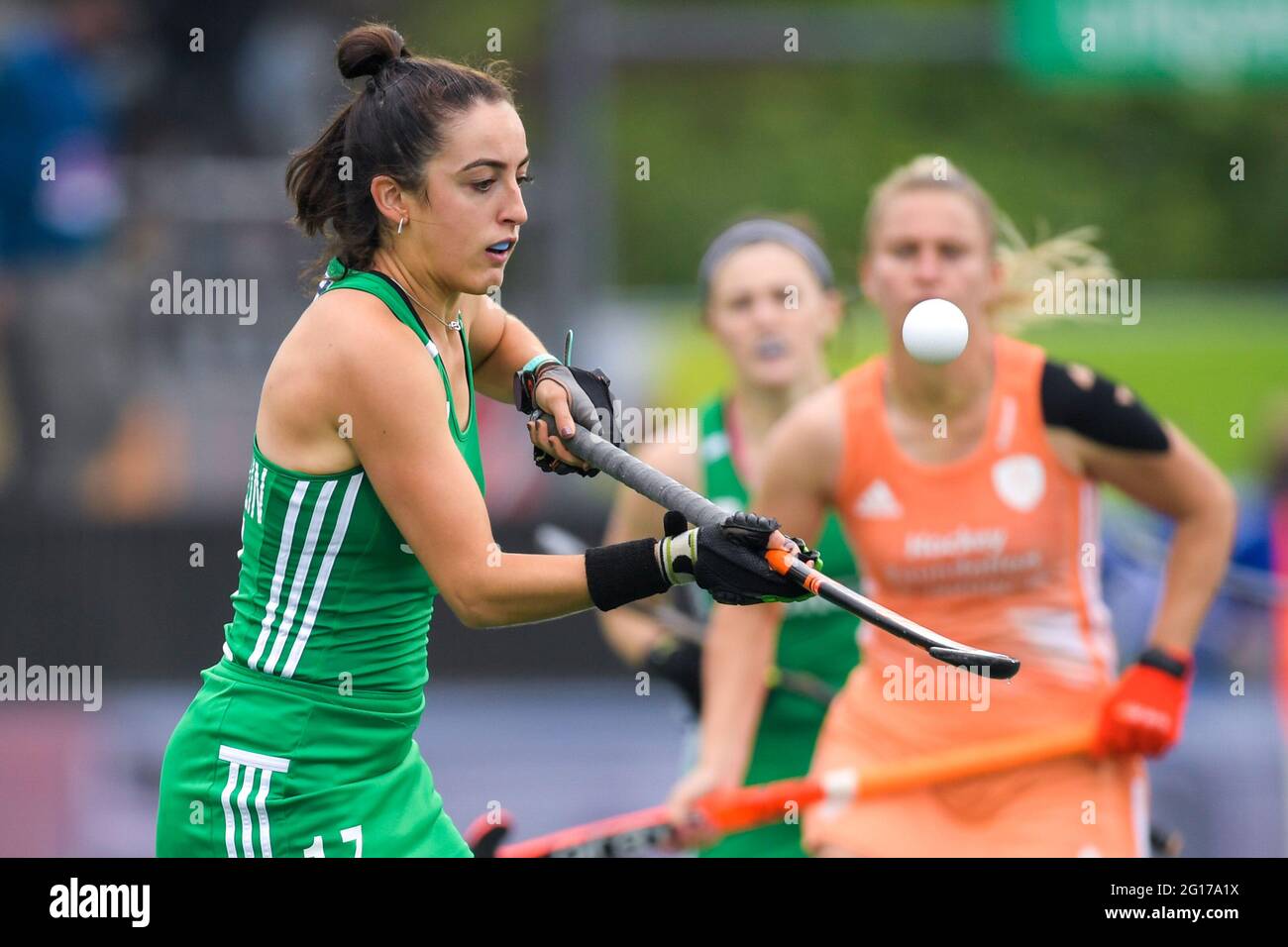 Amstelveen, Netherlands. 05th June, 2021. Hannah McLoughlin of Ireland ...