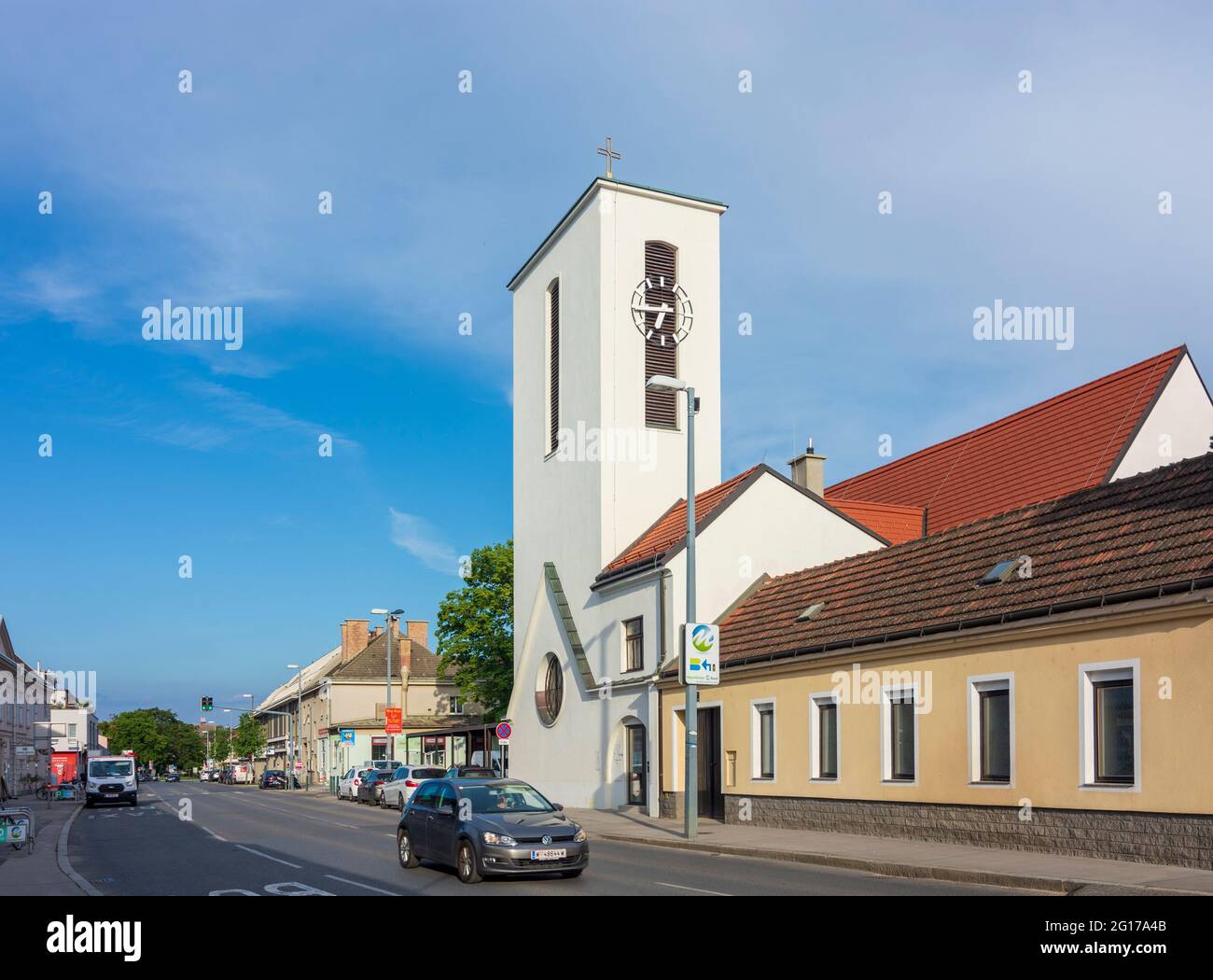 Wien, Vienna: Catholic parish church Essling hl. Joseph in 22 ...