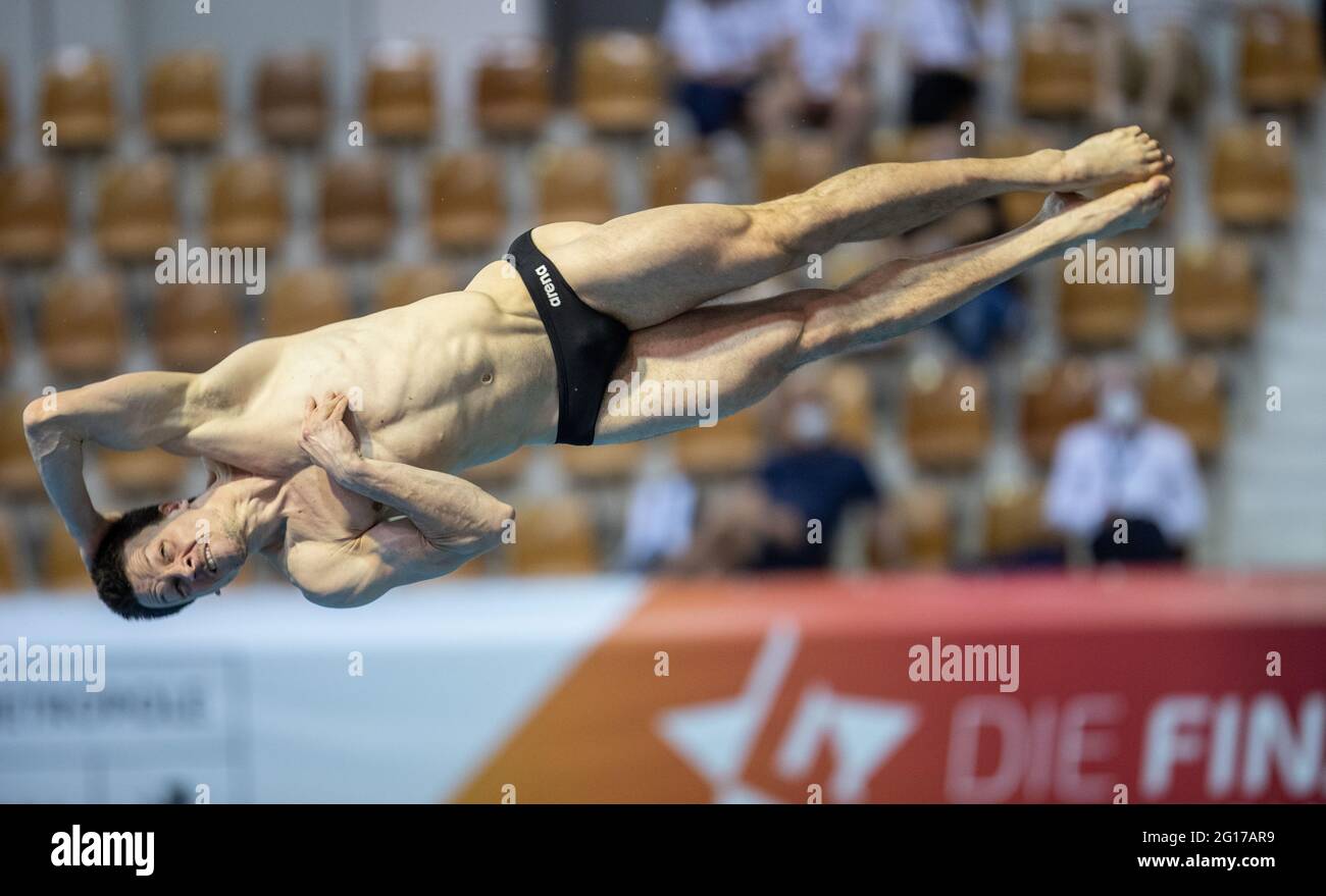 Berlin, Germany. 05th June, 2021. Water diving: German championship ...