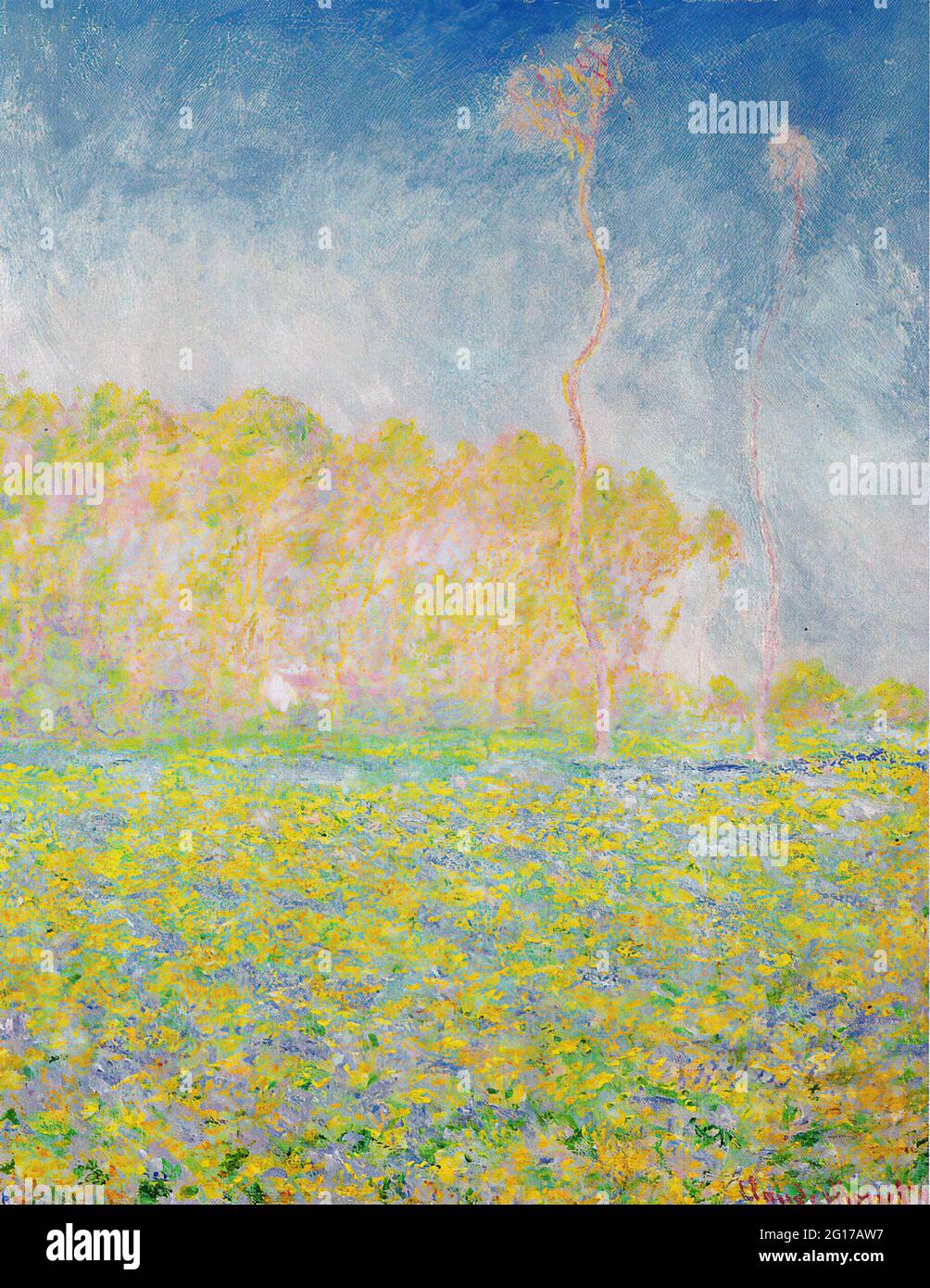 Claude Monet - Springtime Landscape 1894 Stock Photo - Alamy