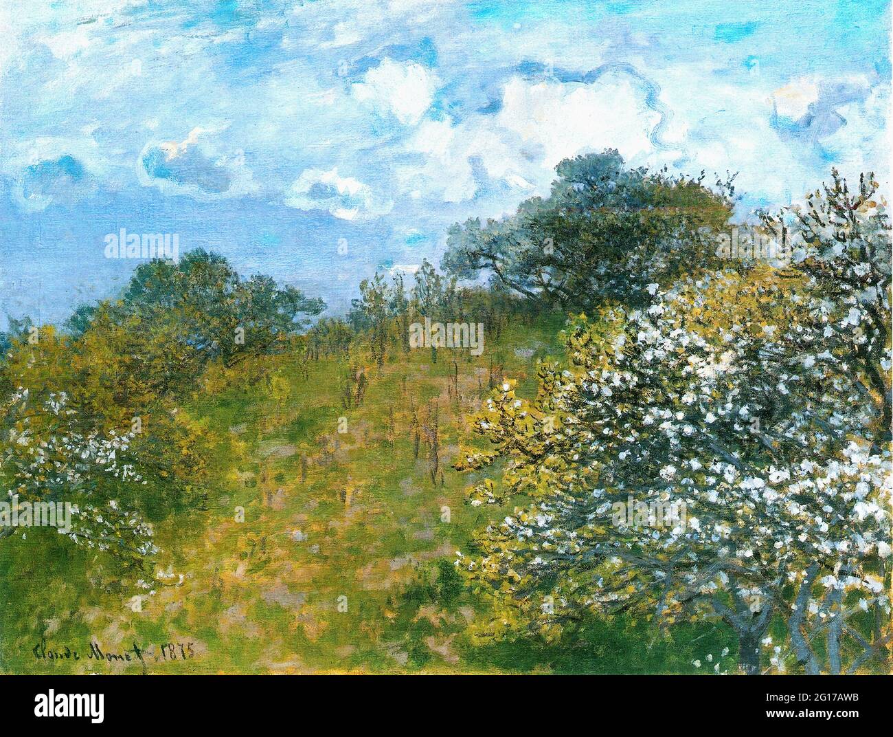 Claude Monet - Springtime 1873 Stock Photo - Alamy