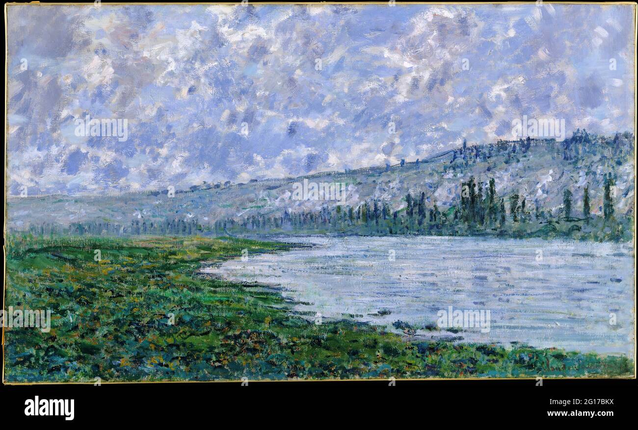 Claude Monet - the Seine at Vtheuil 03 Stock Photo - Alamy