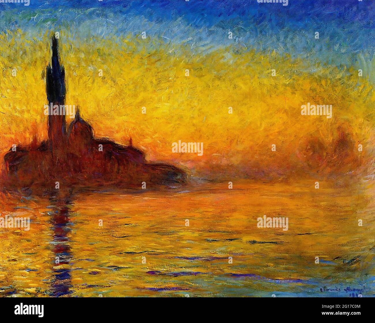 Monet venice hi-res stock photography and images - Alamy