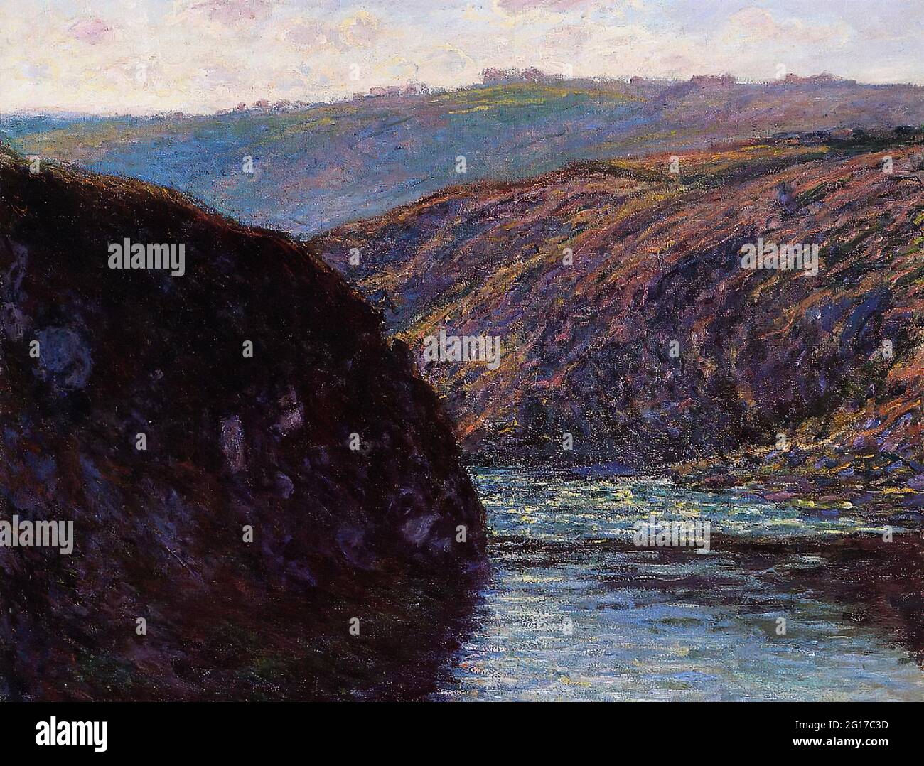 Claude Monet - Valley Creuse Afternoon Sunlight 1889 Stock Photo - Alamy