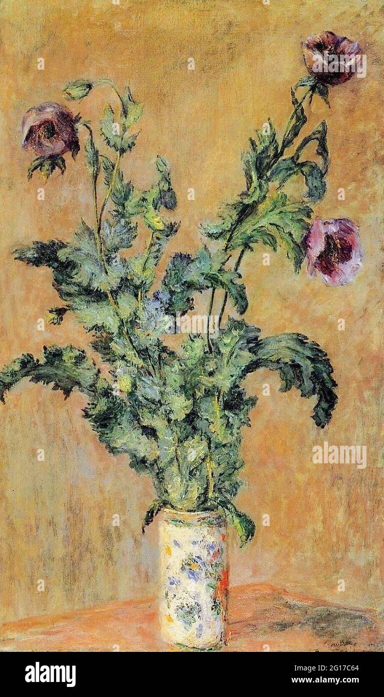 Claude Monet - Vase Poppies 1883 Stock Photo - Alamy