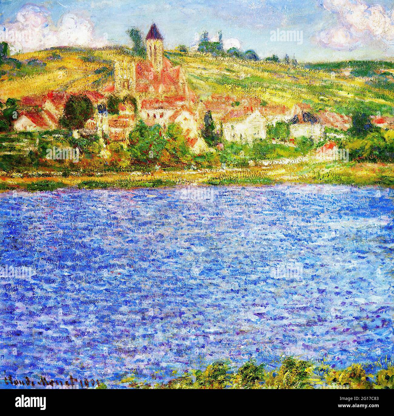 Claude Monet - Vetheuil Afternoon 1901 Stock Photo - Alamy