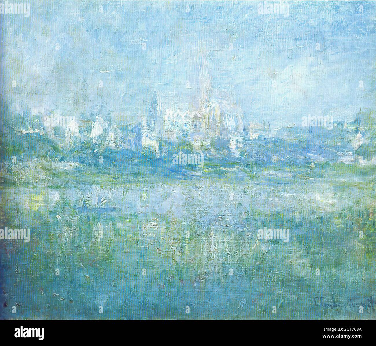 Claude Monet - Vetheuil Fog 1879 Stock Photo - Alamy
