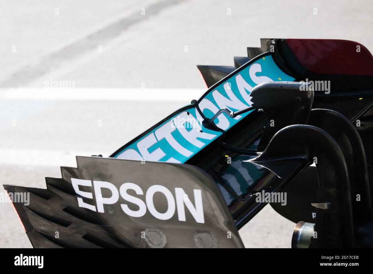 Mercedes amg f1 w12 rear wing detail hi-res stock photography and ...