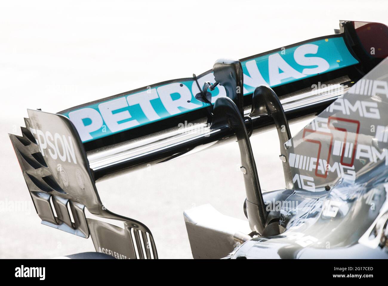 Mercedes amg f1 w12 rear wing detail hi-res stock photography and ...