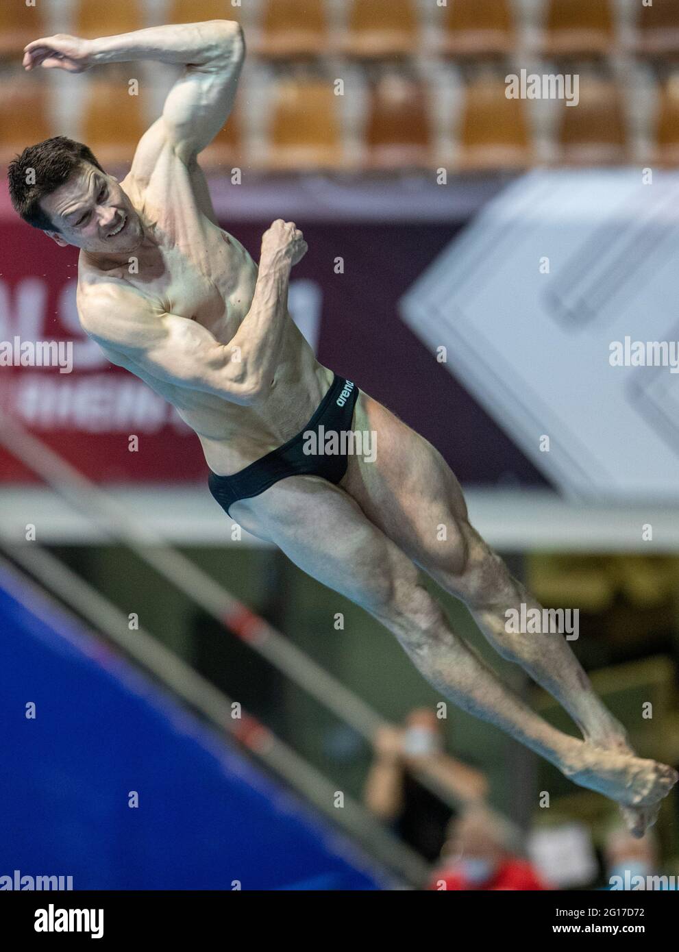 Berlin, Germany. 05th June, 2021. Water diving: German championship ...