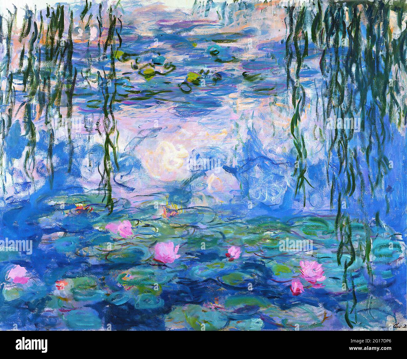 Claude Monet - Water Lilies 1919 1 1919 Stock Photo - Alamy