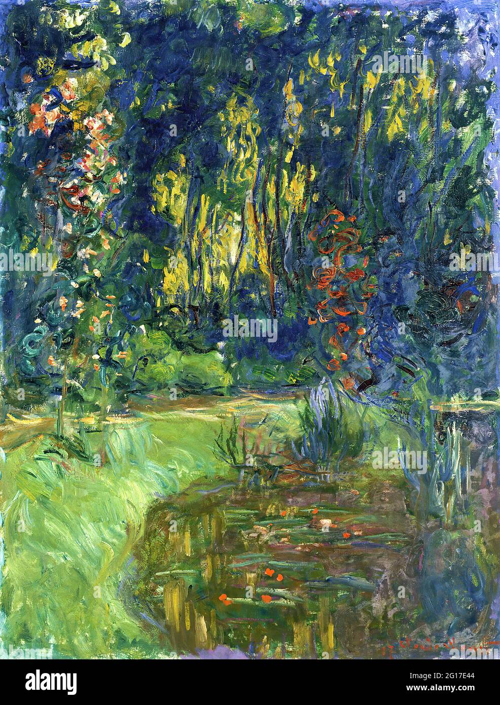 Claude Monet - Water Lily Pond Giverny 1919 Stock Photo - Alamy