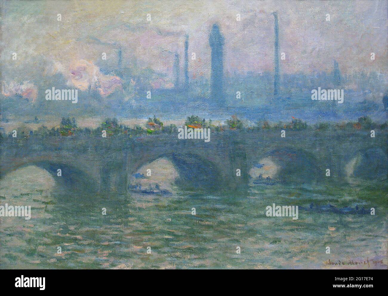 Claude Monet - Waterloo Bridge 1901 1 1901 Stock Photo - Alamy