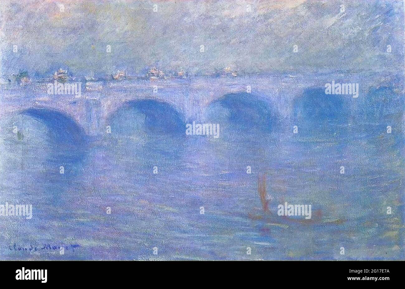Claude Monet - Waterloo Bridge Fog 1901 Stock Photo - Alamy