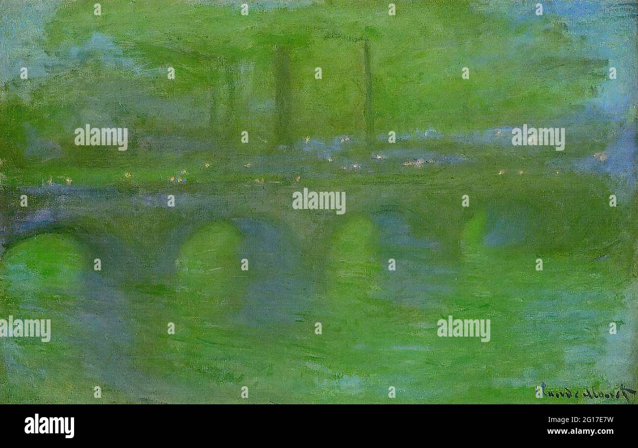 Claude Monet - Waterloo Bridge Dawn 1901 Stock Photo - Alamy