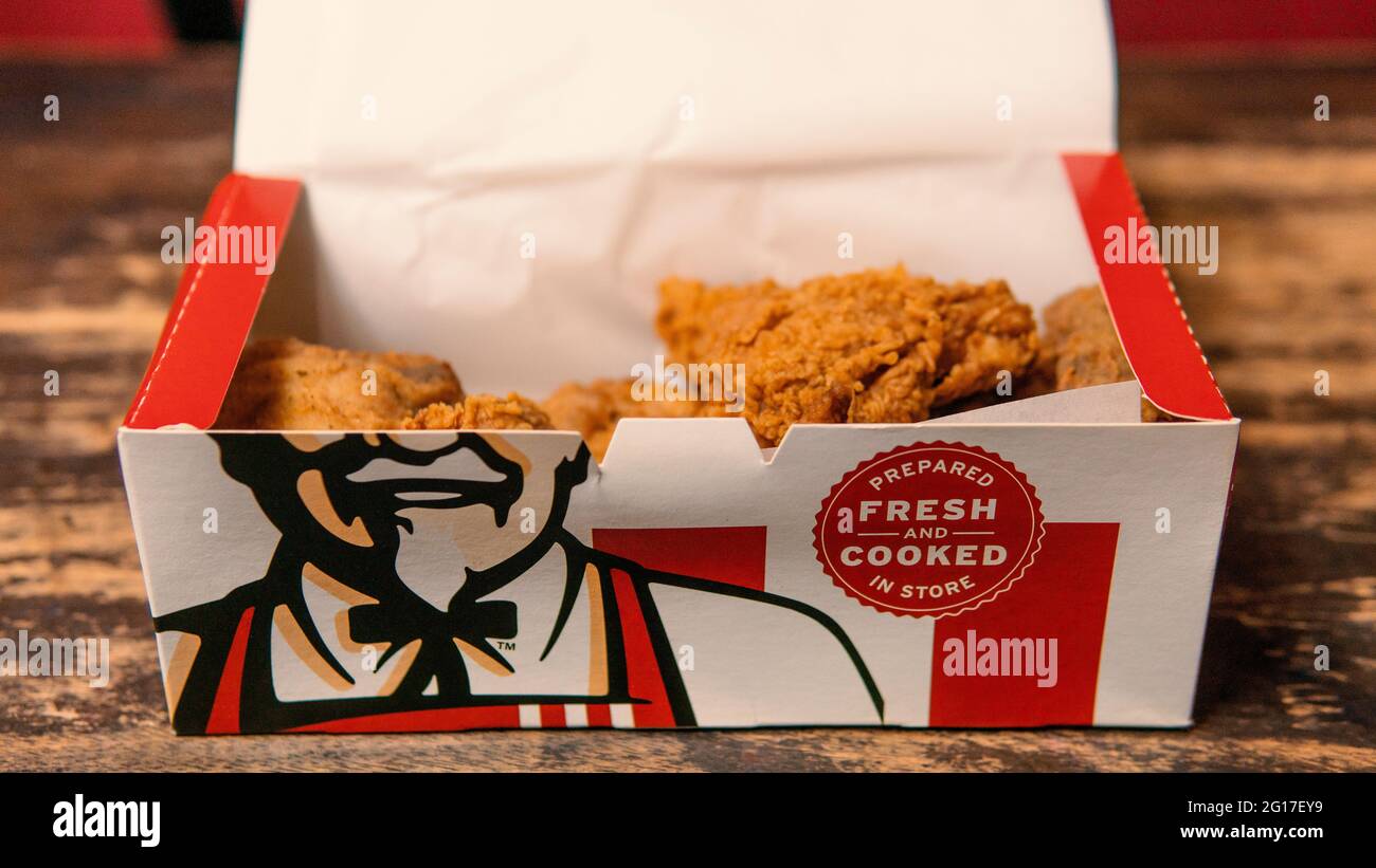 Rawang, Selangor, Malaysia, 5th June 2021- Kentucky Fried Chicken (KFC ...