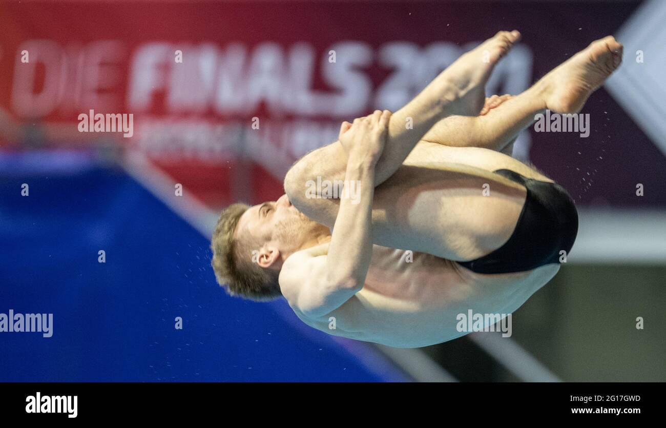 Berlin, Germany. 05th June, 2021. Water diving: German championship ...