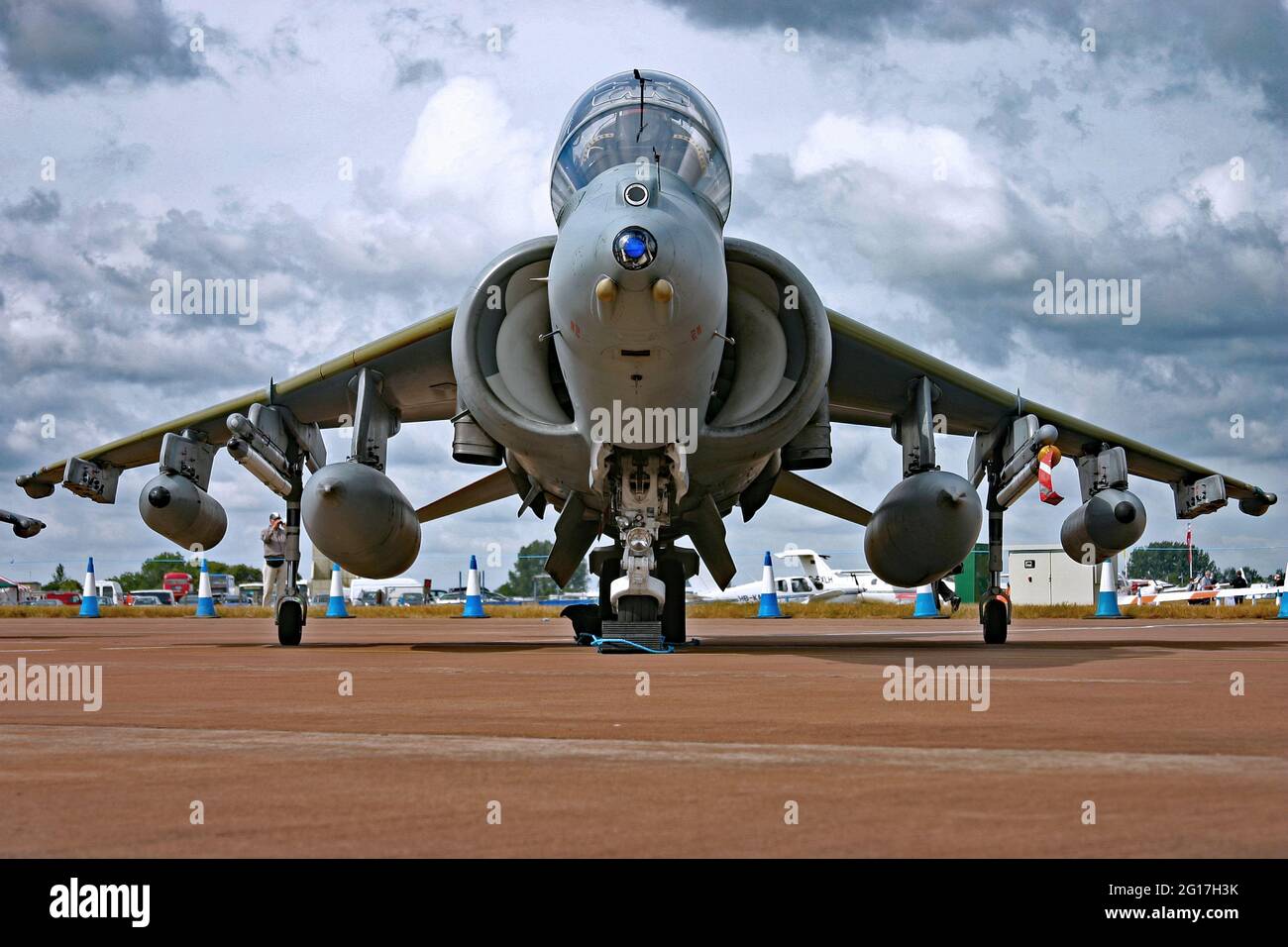 A Royal Air Force BAe Harrier Stock Photo - Alamy