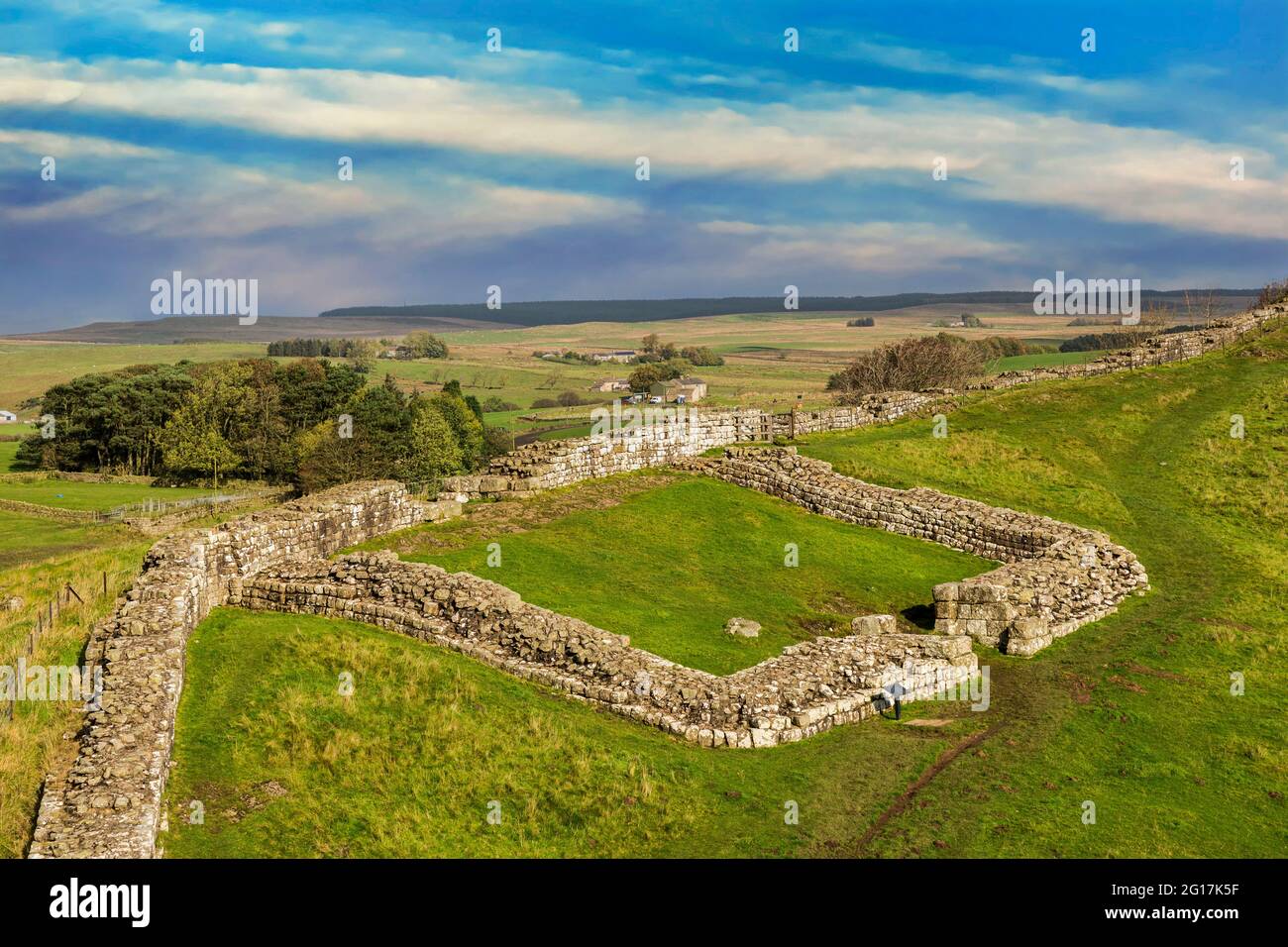 Hadrian's Wall, England, UK Stock Photo - Alamy