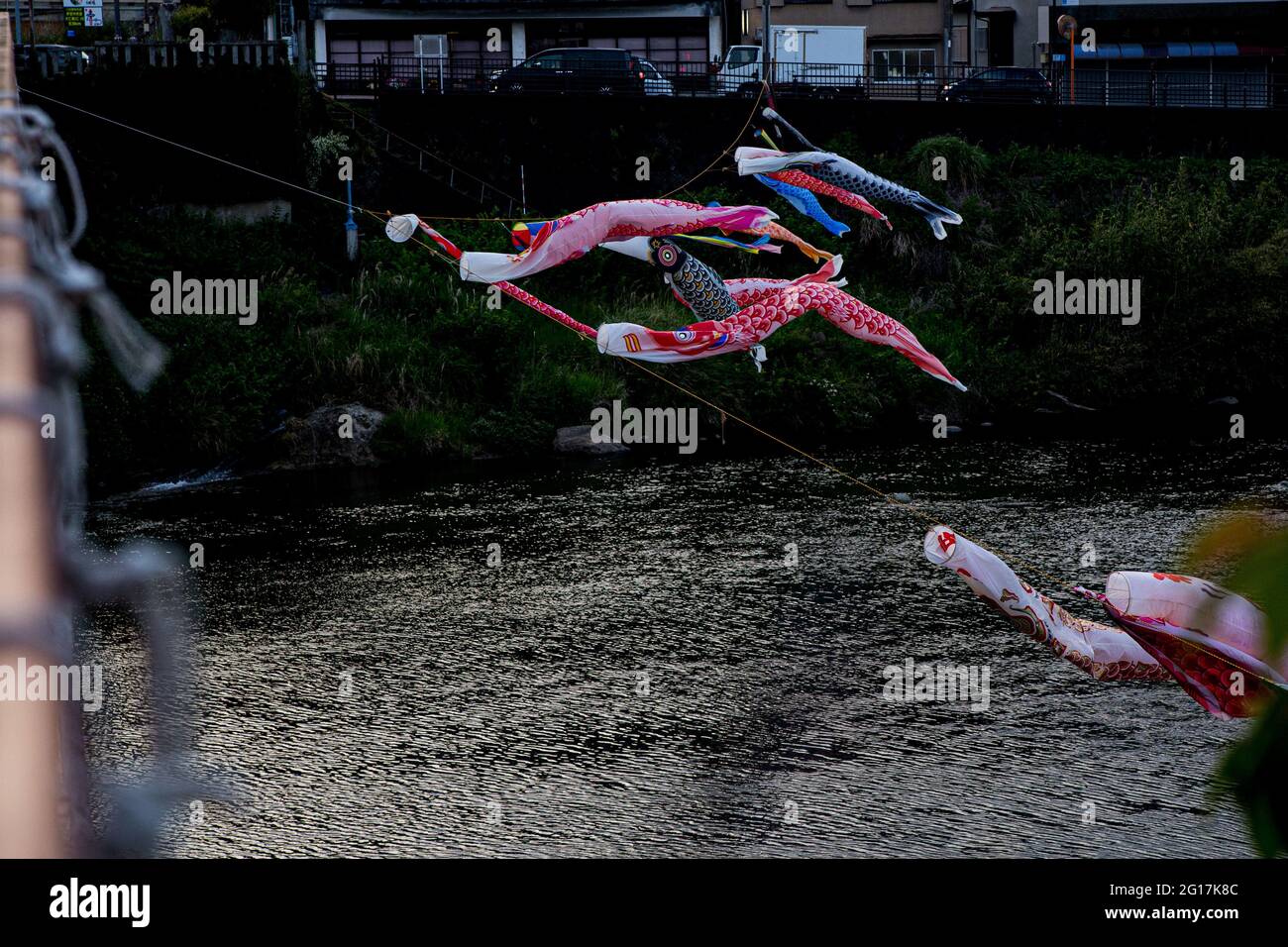 Carp streamers and river hi-res stock photography and images - Alamy