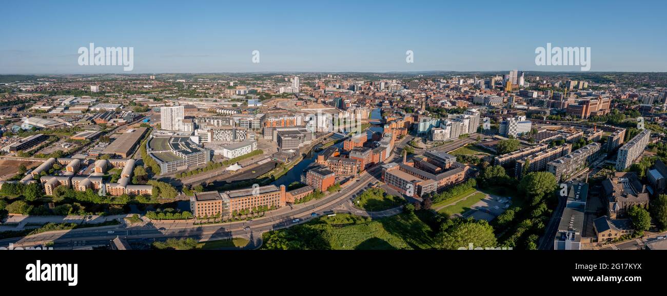 Bridgewater place and an Aerial view of Leeds City Centre from the ...