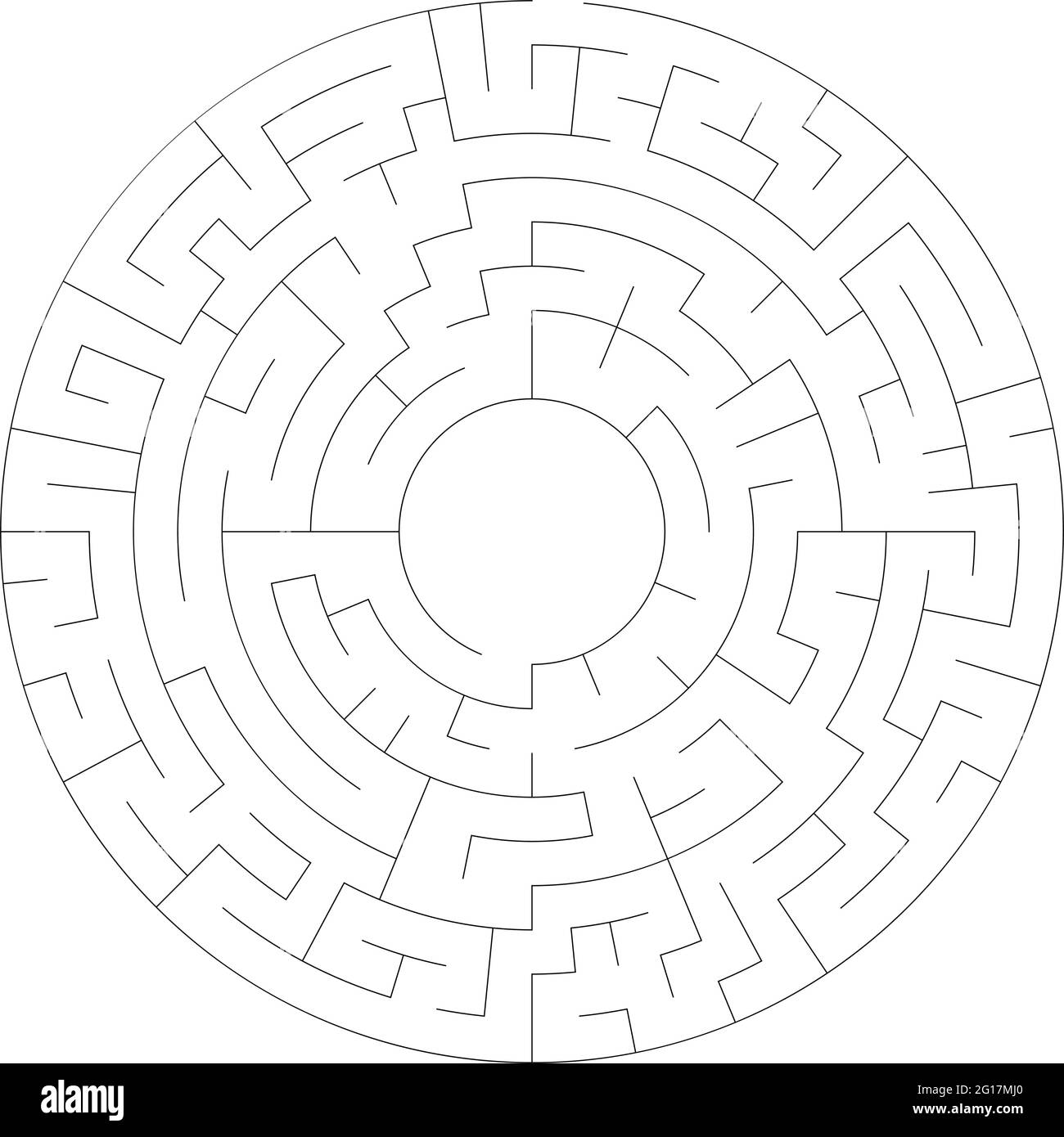 Solvable maze labyrinth vector ilustration – Stock vector illustration ...