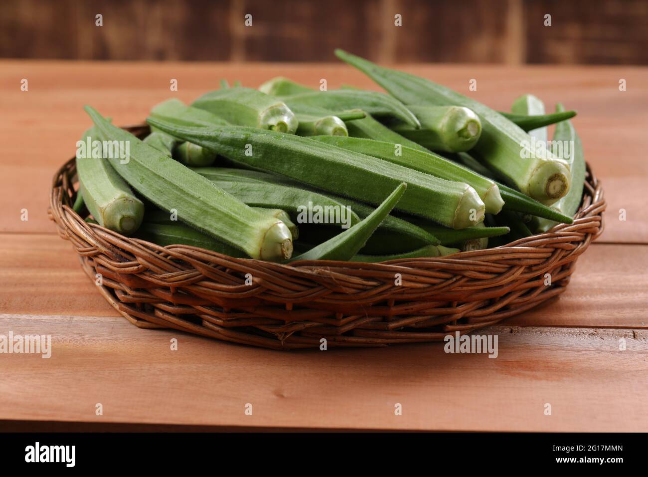 Bhindi vegetable hi-res stock photography and images - Alamy