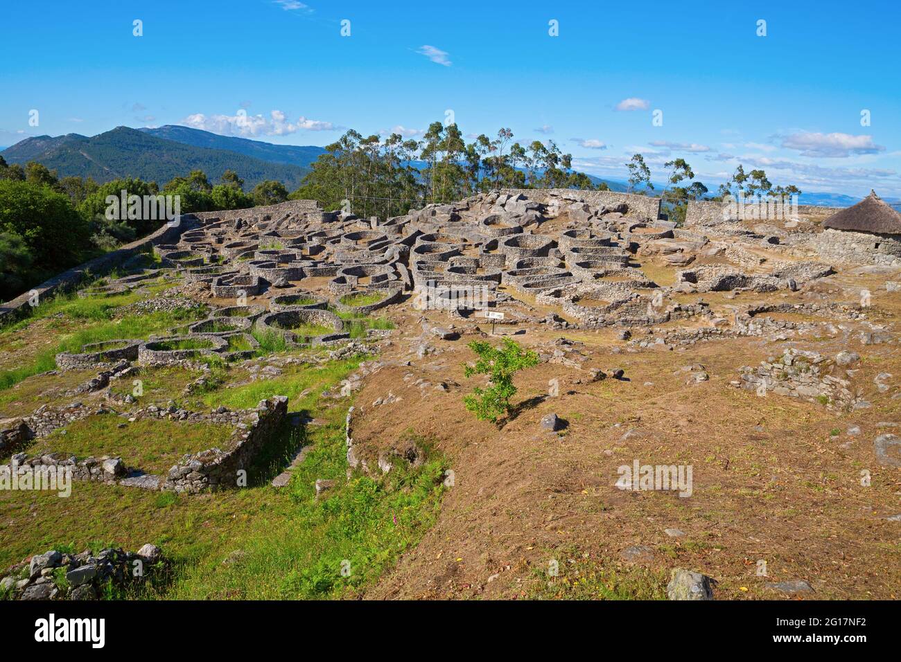 Celtic fort wide angle Stock Photo - Alamy