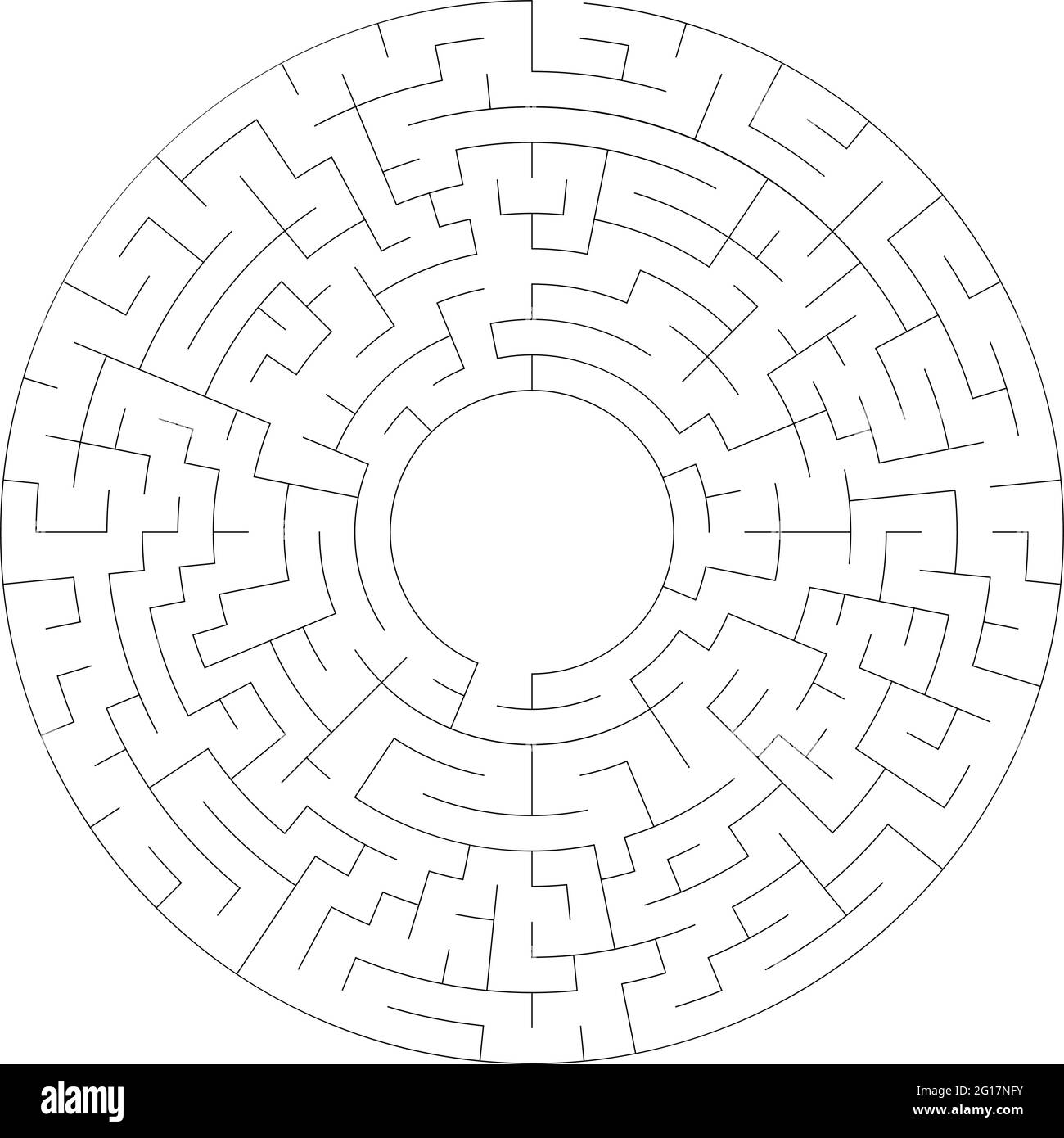 Solvable maze labyrinth vector ilustration – Stock vector illustration ...