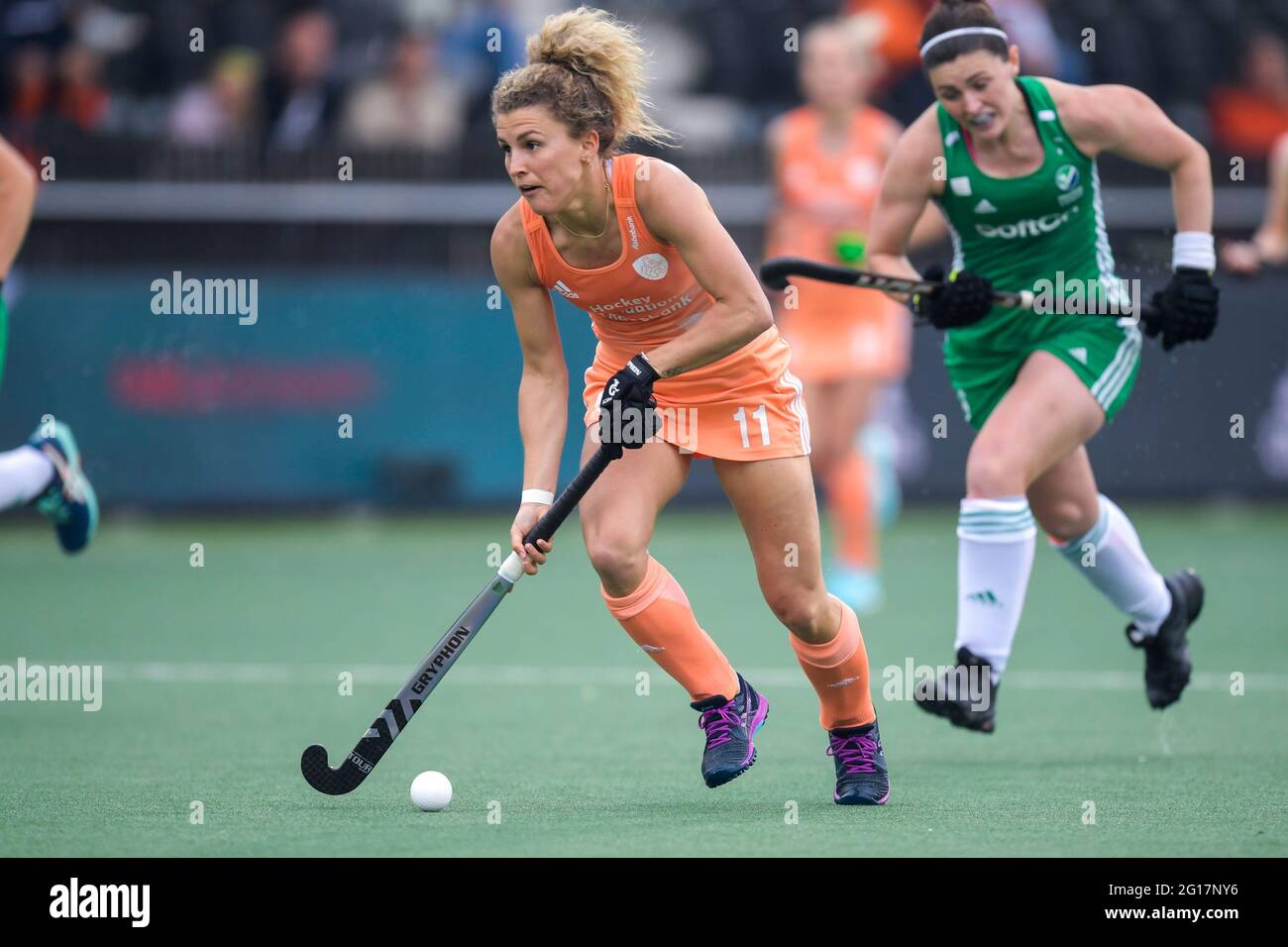AMSTELVEEN, NETHERLANDS - JUNE 5: Maria Verschoor of The Netherlands ...