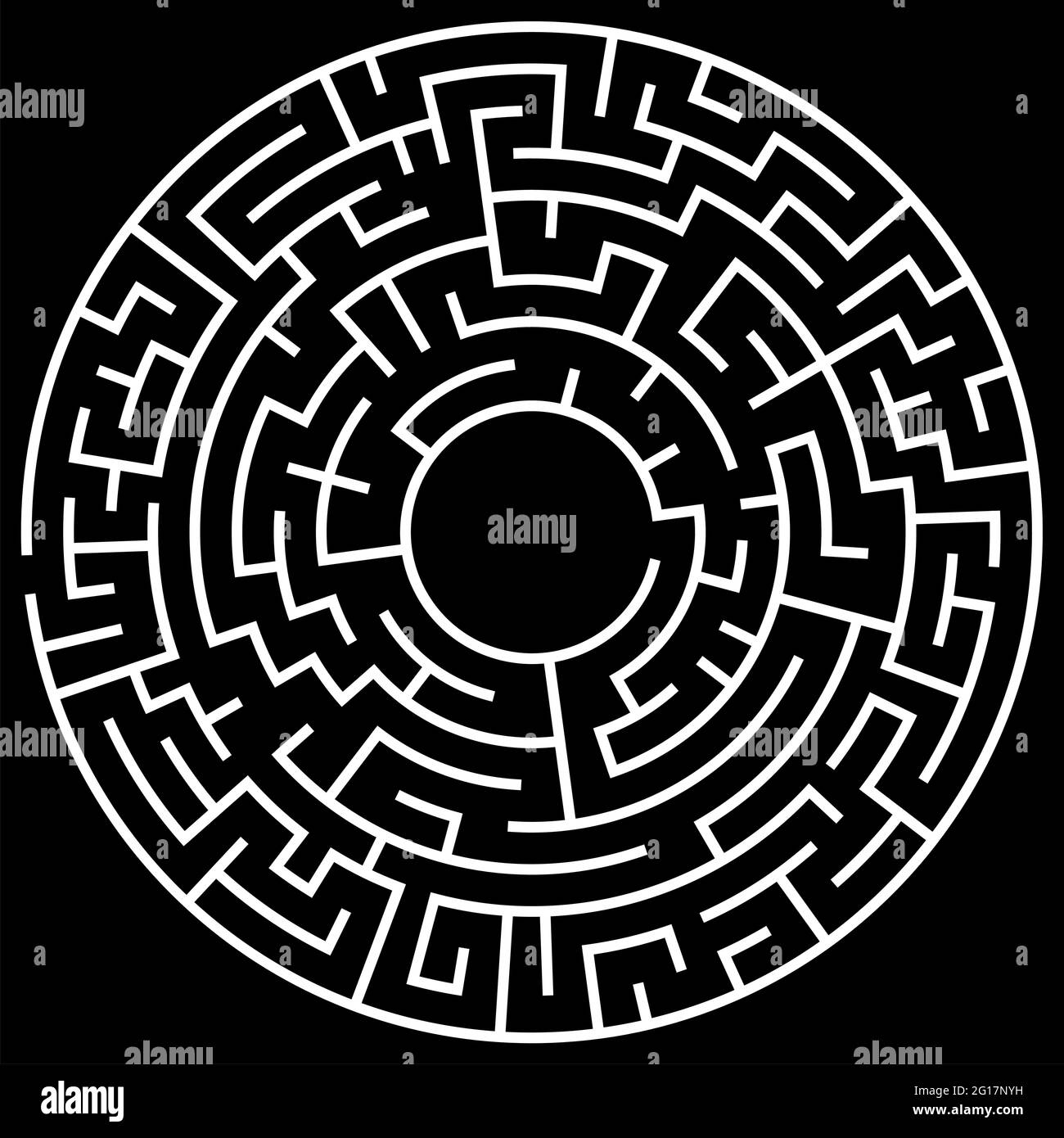 Solvable maze labyrinth vector ilustration – Stock vector illustration ...