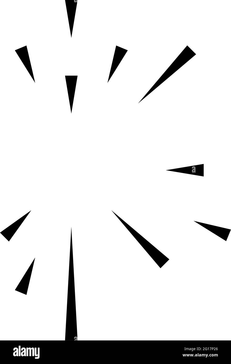 Radial lines radiance, burst, starburst, sunburst effect design element ...